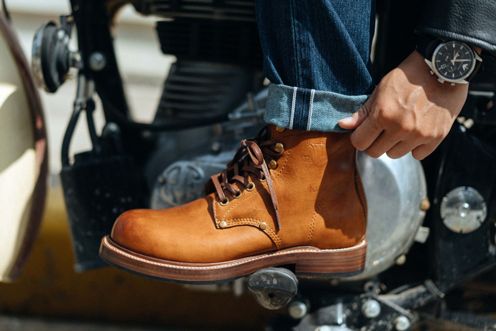 Handwelted Goodyear Boot by KNAR SERVICE BOOTS